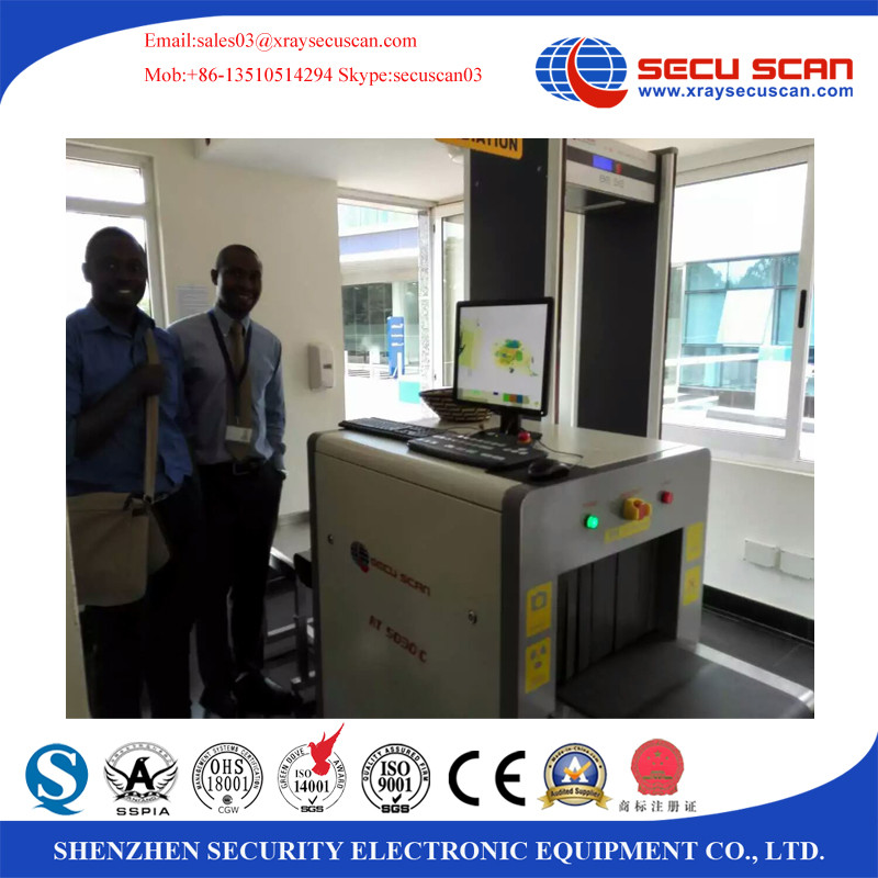 Small X Ray Metal Detector Scanners Checked Baggage For Bank , Multi ...