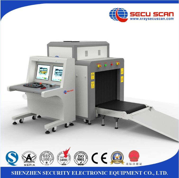 Airport Cargo Luggage X Ray Baggage Scanner With Big Tunnel Size 100*100cm